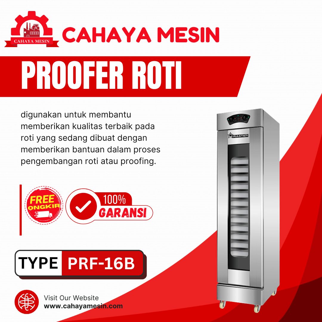 Proofer PRF-16B – Cahaya Mesin
